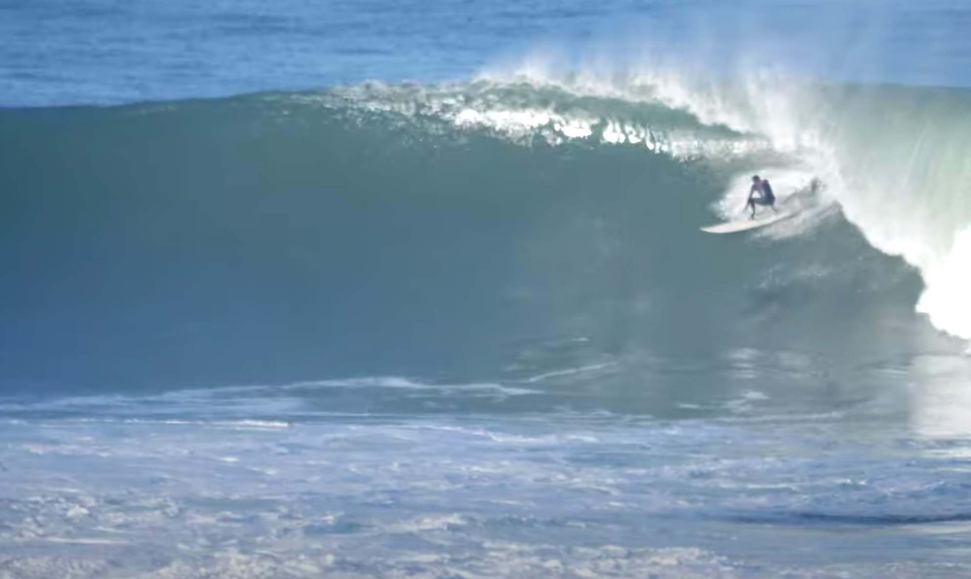 Late season swell yesterday at Mavericks - DUKE