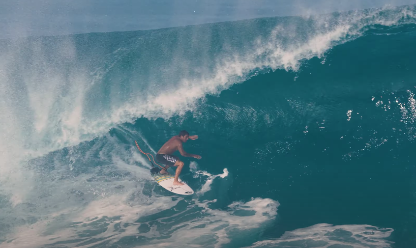 Histórico banco de arena en Rock Piles con John John, Jamie O y Koa ...