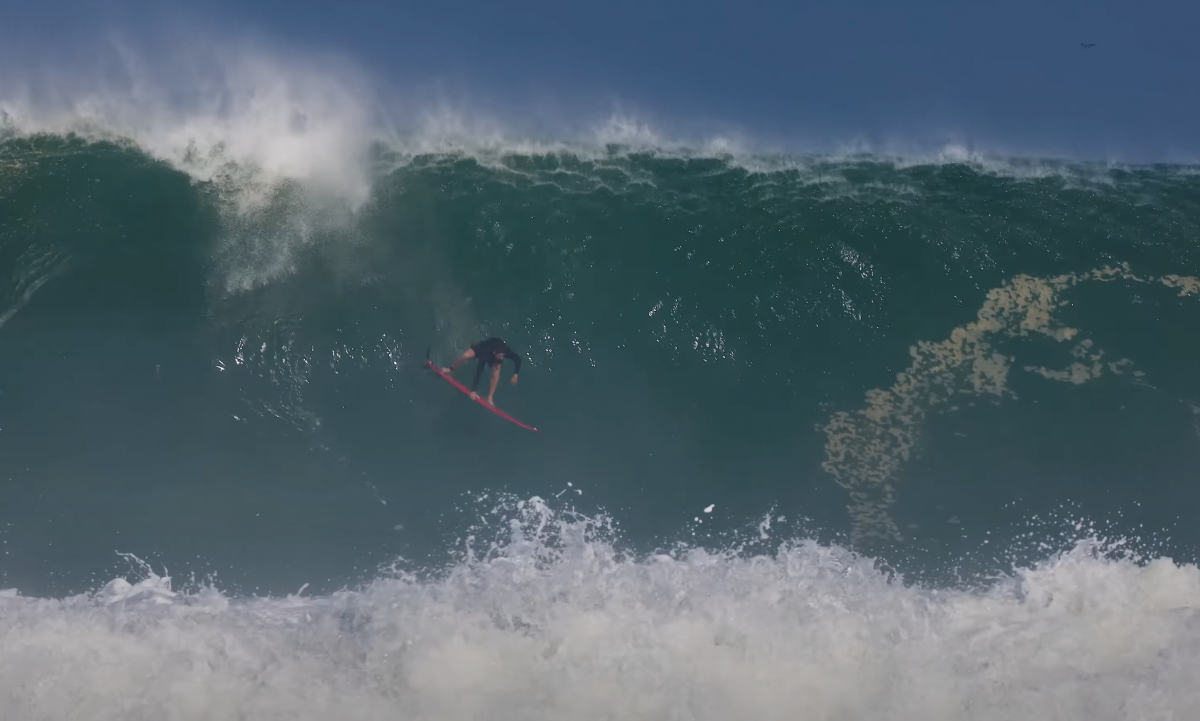 Escalofriante: El golpe del swell en Puerto Escondido, desde el agua - DUKE